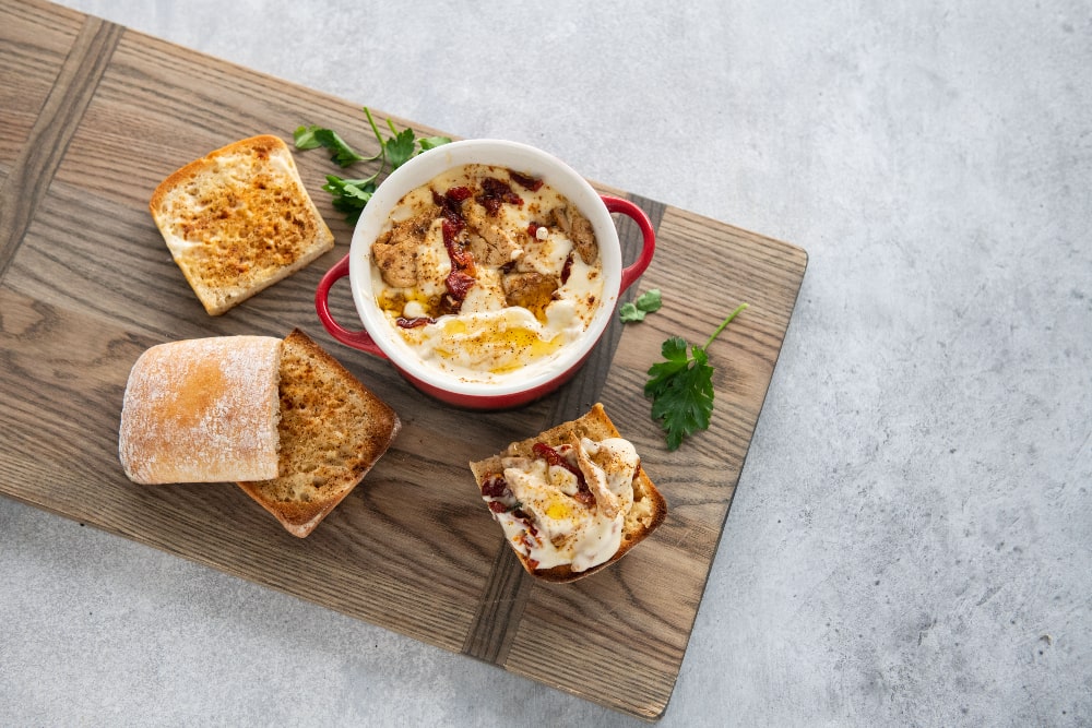 Blackened Chicken Alfredo Dip | La Brea Bakery