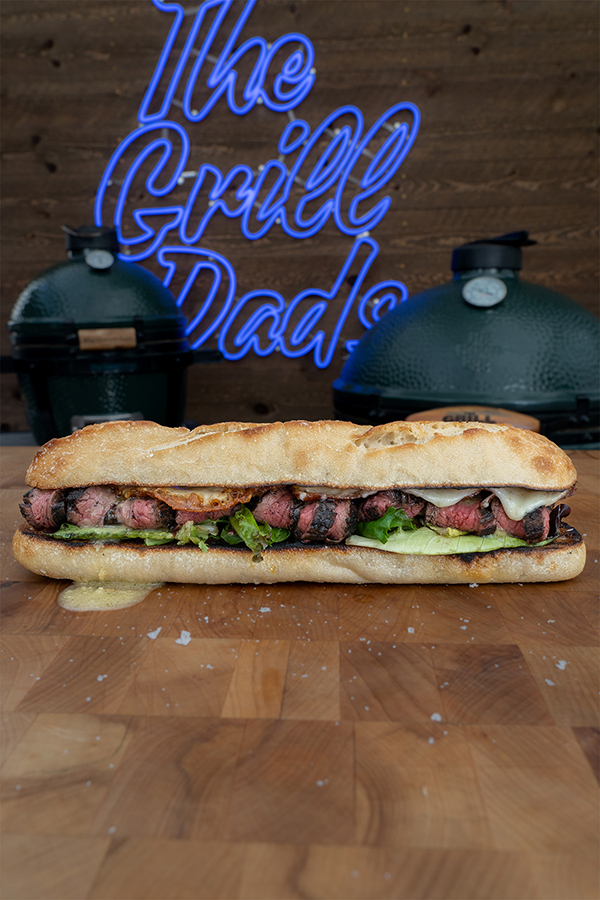 Super Duper Steak Sandwich on Take & Bake French Baguette